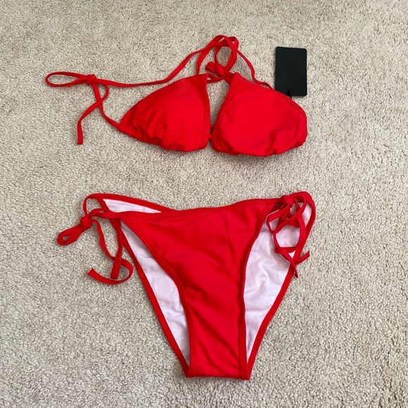 Suvimuga | Swim | Suvimuga 2 Piece Swim Set In Sexy Red | Poshmark